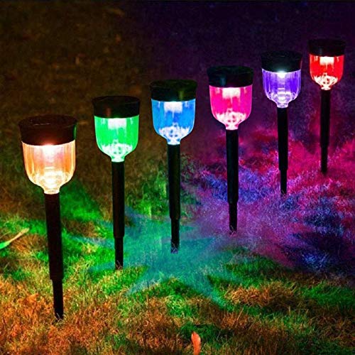 Home Garden Plug-in Lights, Solar Led Energy-Saving Lights, Colorful Flashing Lamp Beads, Intelligent Sensor Automatic Switch Lights, Suitable for All Kinds of Weather.