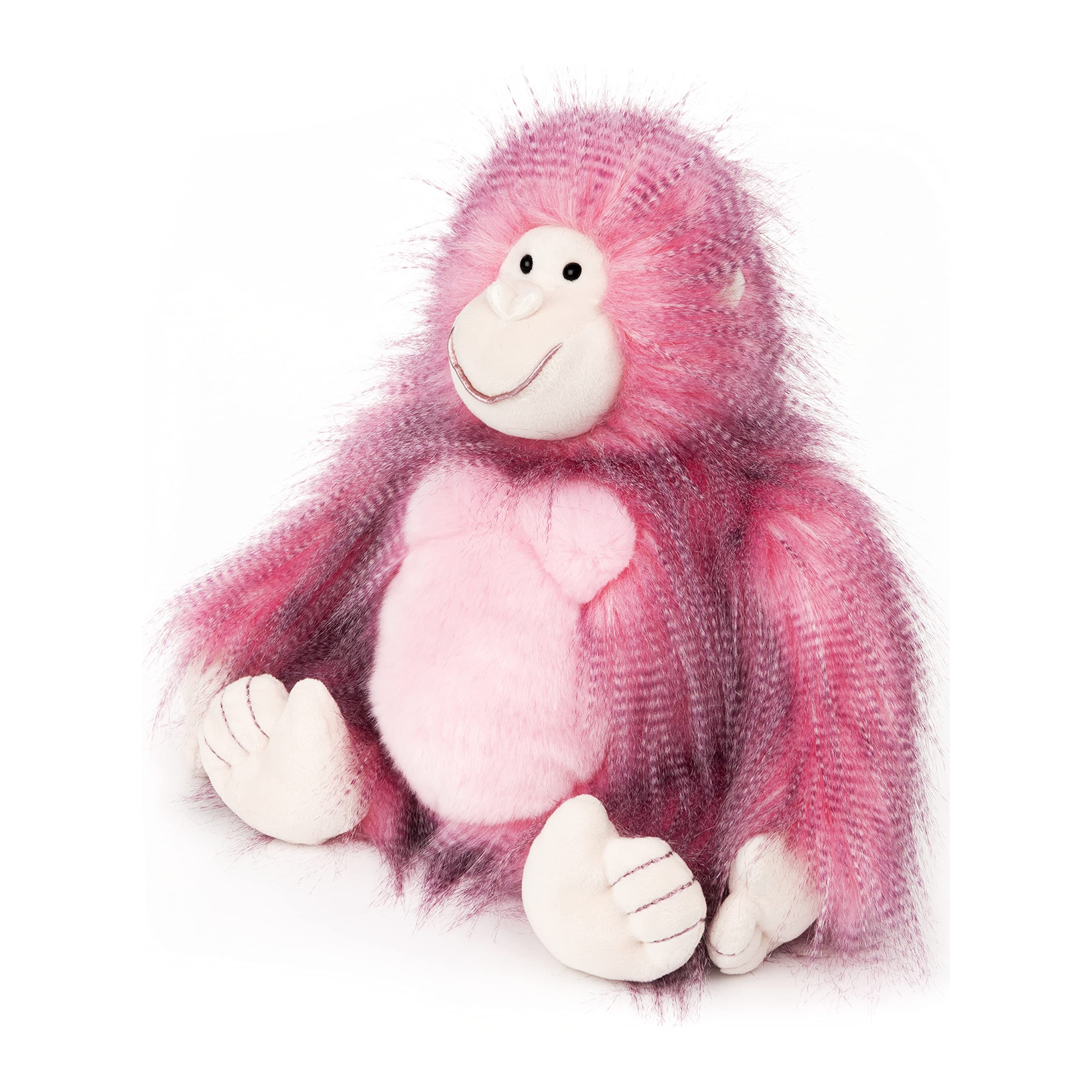 GUND Fab Pals Collection, Ramona Gorilla, Plush Monkey Stuffed Animal for Ages 1 and Up, Pink, 11.5”