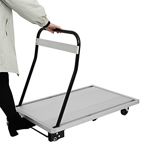 Hand Truck Platform Truck Folding Multifunctional Moving Aluminum Foldable Handle Rolling Flatbed Cart Hand Truck Load Capacity 770lb Utility Cart
