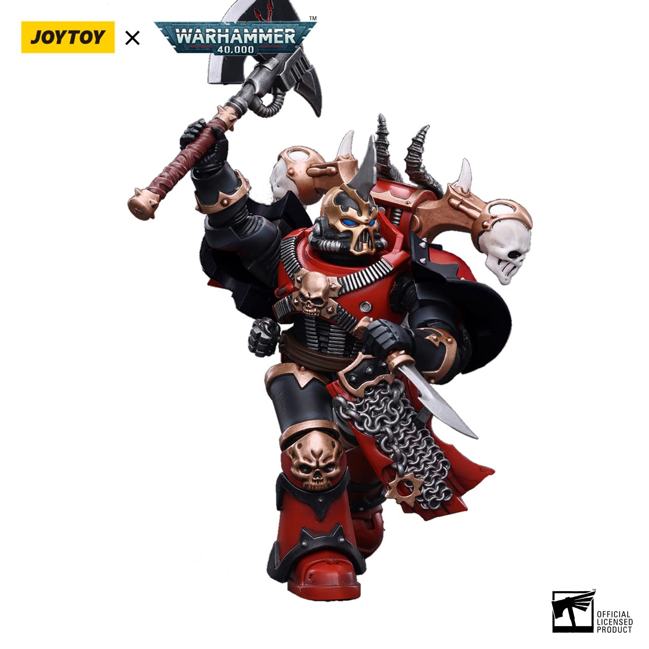 JOYTOY 1/18 Action Figures Warhammer 40k Mecha Model Chaos Space Marines Set-of-3