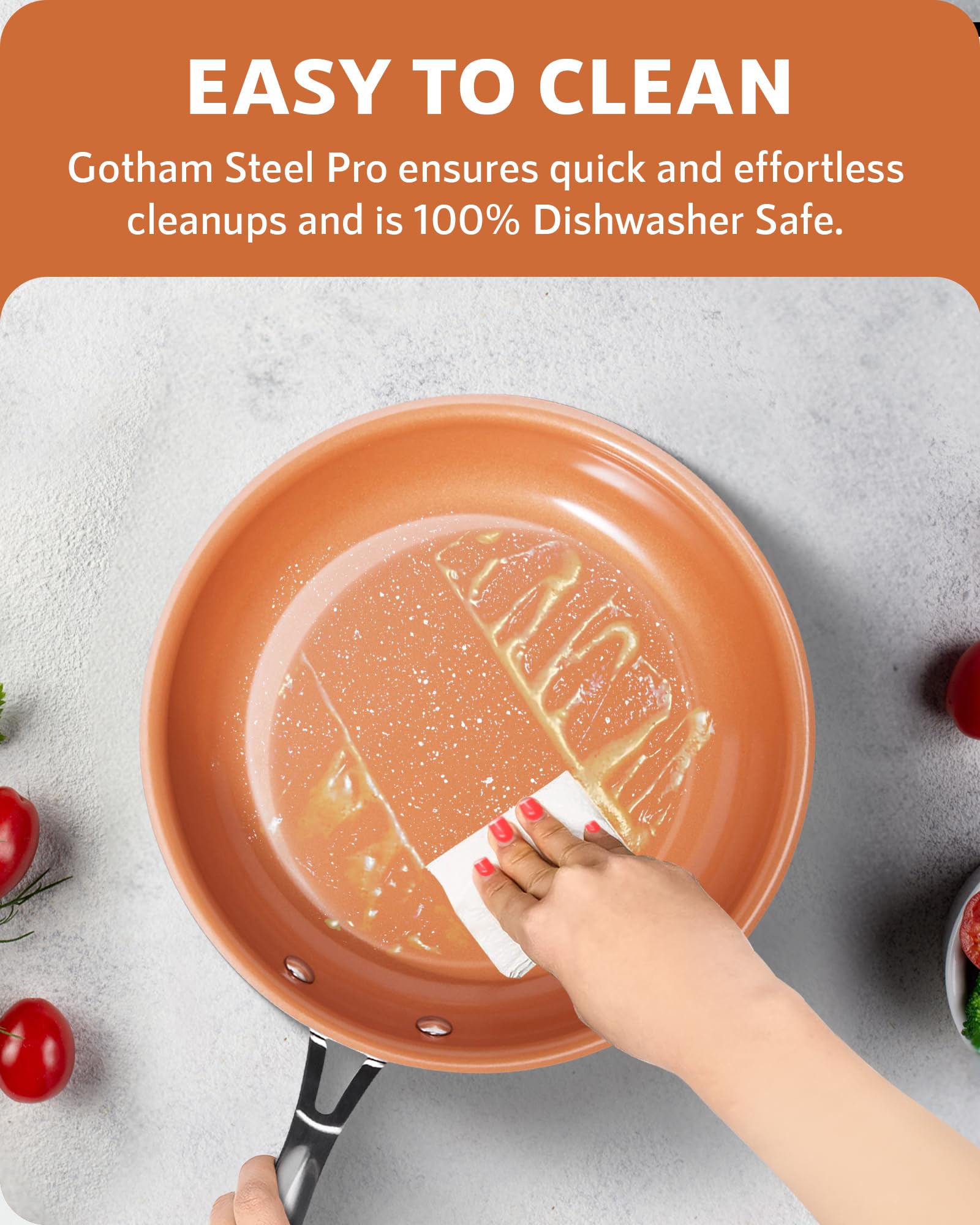 Gotham Steel Pots and Pans Set Nonstick Cookware Set, 13 Pc Induction Cookware Set with Ultra Non Stick Ceramic Pans for Cooking Non Toxic, Dishwasher/Oven Safe Ceramic Cookware Set, Hard Anodized