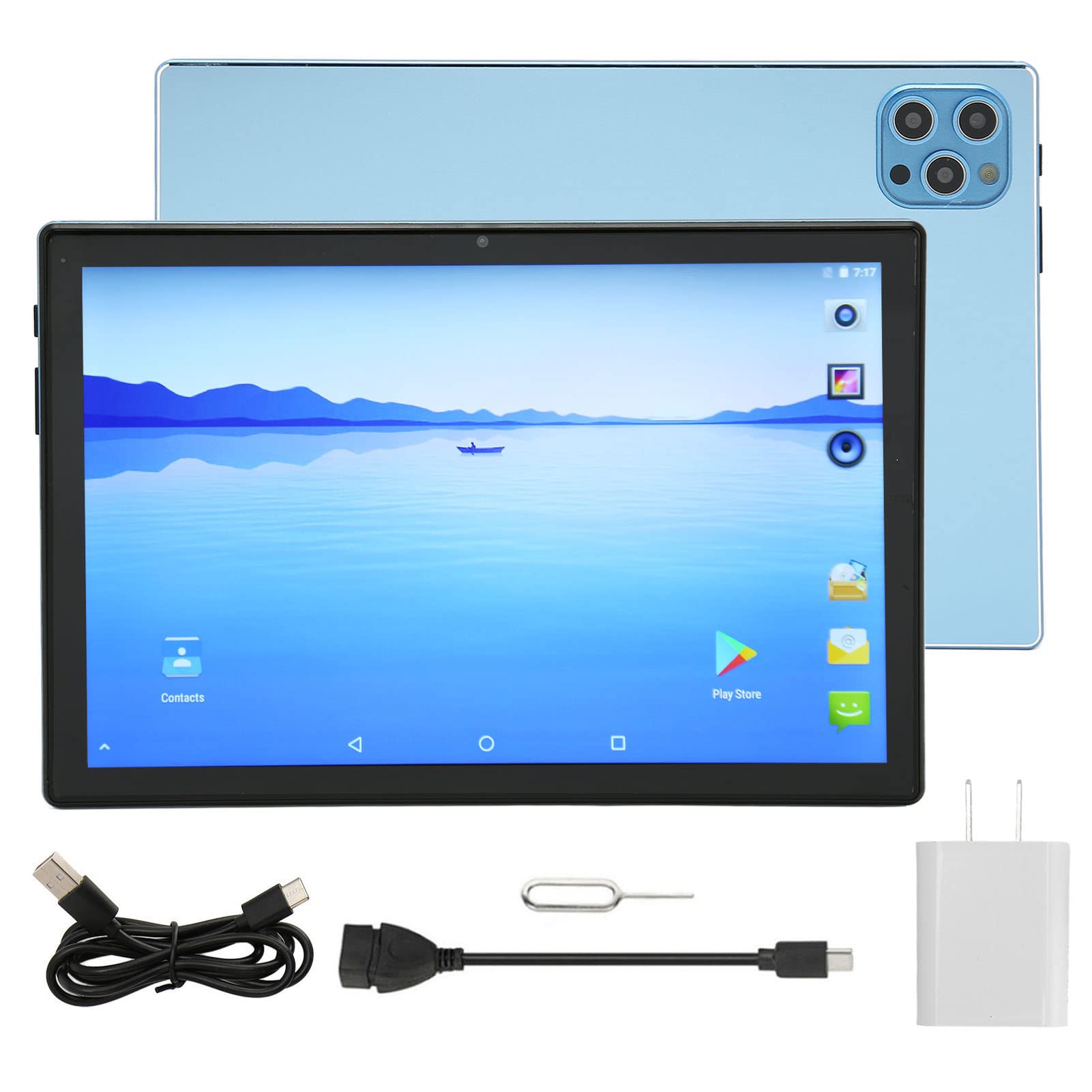 Haofy Tablet PC, Tablet 5G 2.4G WiFi Call Support 10.1 Inch IPS Screen for Home Travel (US Plug)