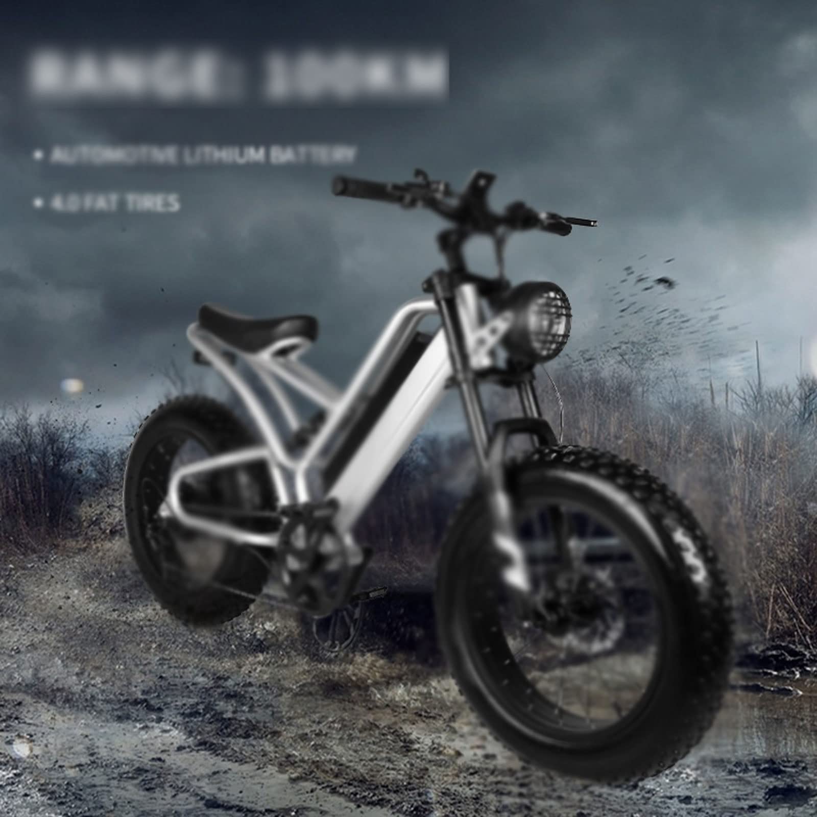 HESNDddzxc Electric Bicycle 20 Inch Electric Bicycle Variable Speed Off-Road Booster with Removable Electric Mountain Bike