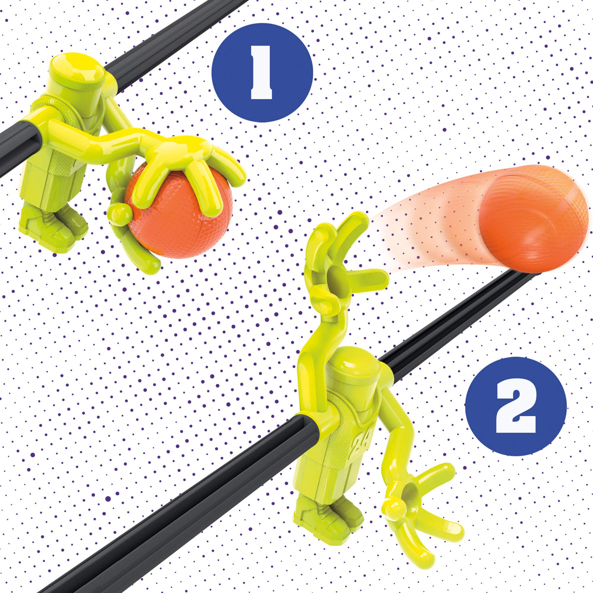Hasbro Gaming Foosketball, The Foosball Plus Basketball Shoot and Score not searched Tabletop Game for Kids Ages 8 and Up, for 2 Players