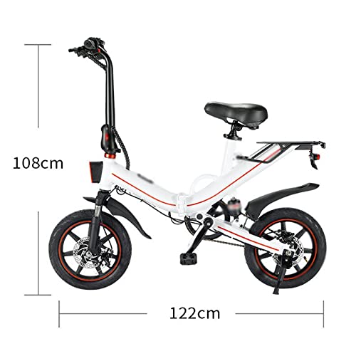 IEASEzxc Bicycle Motor Electric Mountain Bike 16 Inches Tyres Folding Bicycle