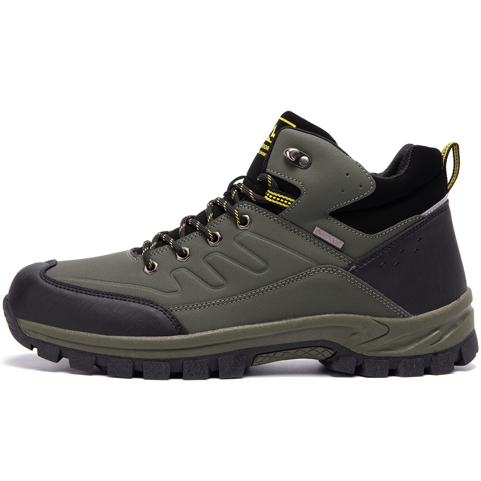 HIKLDK Waterproof Hiking Shoes for Men Casual Outdoor Non-Slip Boots