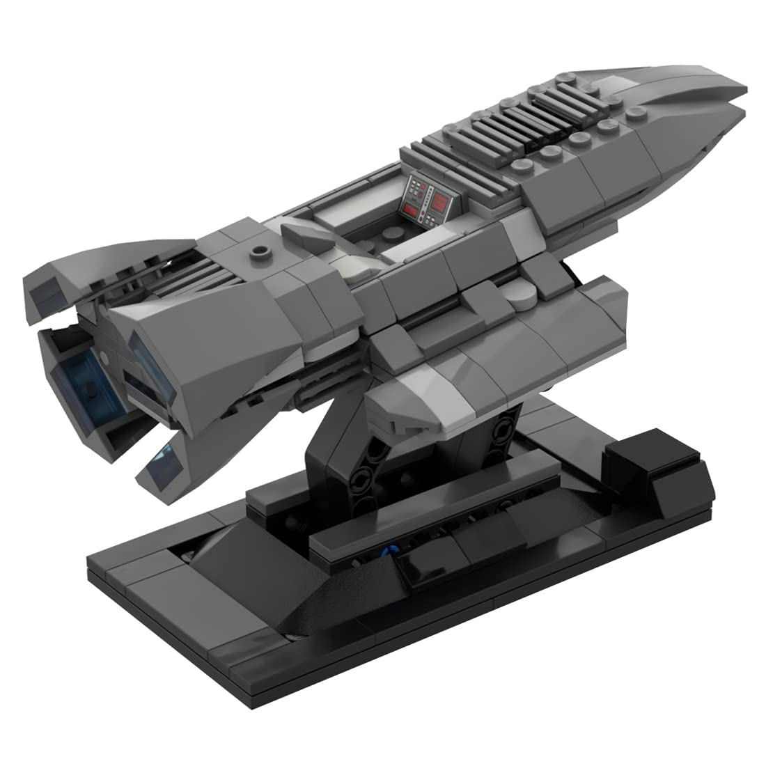 Ottima MOC-37099 Military Sci-fi Series Models, Space Wars Microfighter Model Building Toy Set for Kids Boys Compatible with Lego - 262Pcs