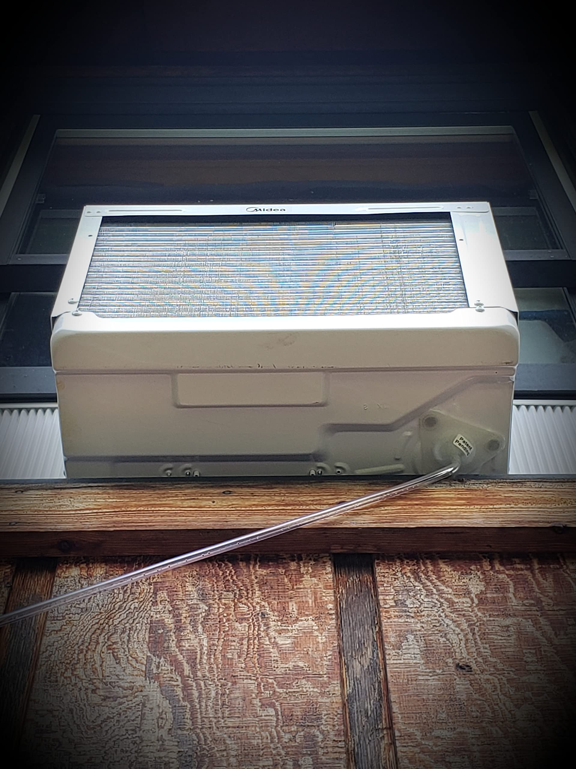 Magnetic Universal Window Air Conditioner Drain Kit AC Drip Line Condensate Hose Funnel Connector Fitting with Clear Tubing for Window AC and Mini Split Units (10ft Kit)