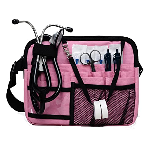 Nurse Fanny Pack, Multi Compartment Pouch, Utility Nurse Bags for Work Supplies, fit for Nurse,RN, Vet