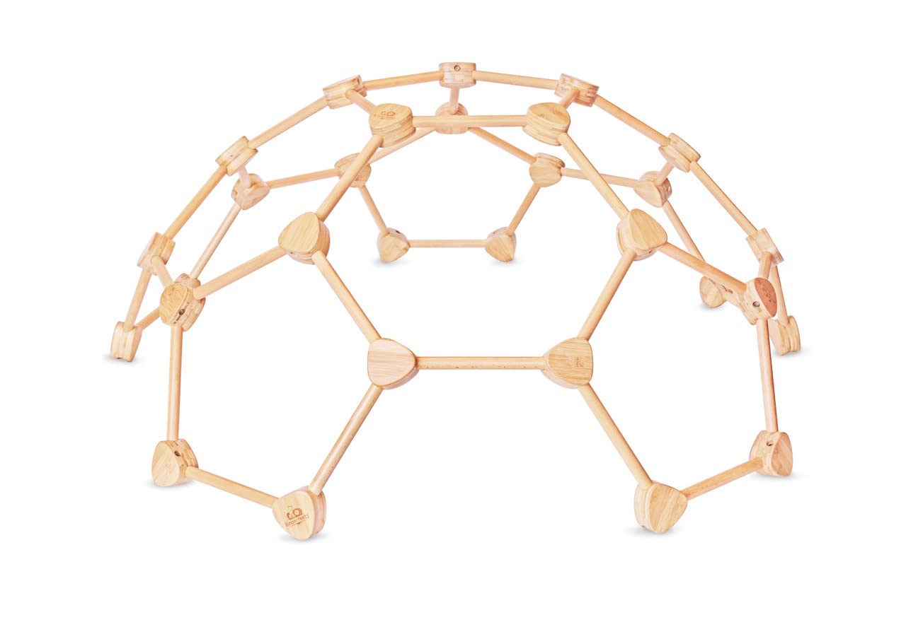 Kinderfeets Natural Wooden Kids Active Climbing Dome