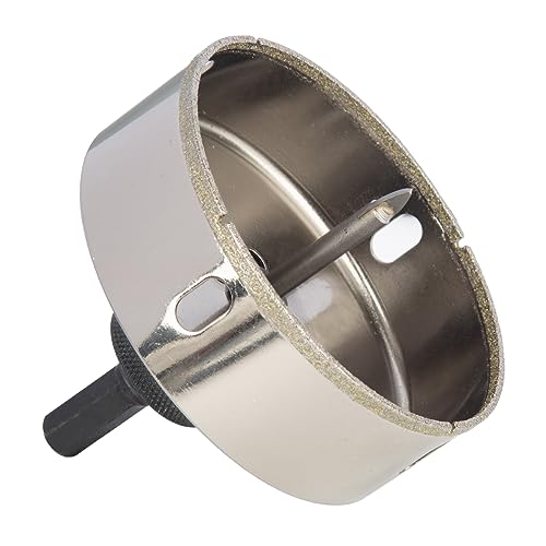 HLOFIZI 4-1/4 Inch Diamond Hole Saw 4.25 Tile Hole Saw for Ceramic, Tile, Glass, Granite, Porcelain, Marble, with Guiding Drill Bit