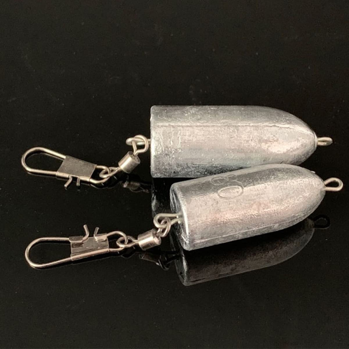INOOMP Professional Bait Design Tools for Portable Worm Tackles Bottom Outdoor Bullet Silver Fishing Lure Practical Sinker Weights Lead Simple Useful Equipment Accessories
