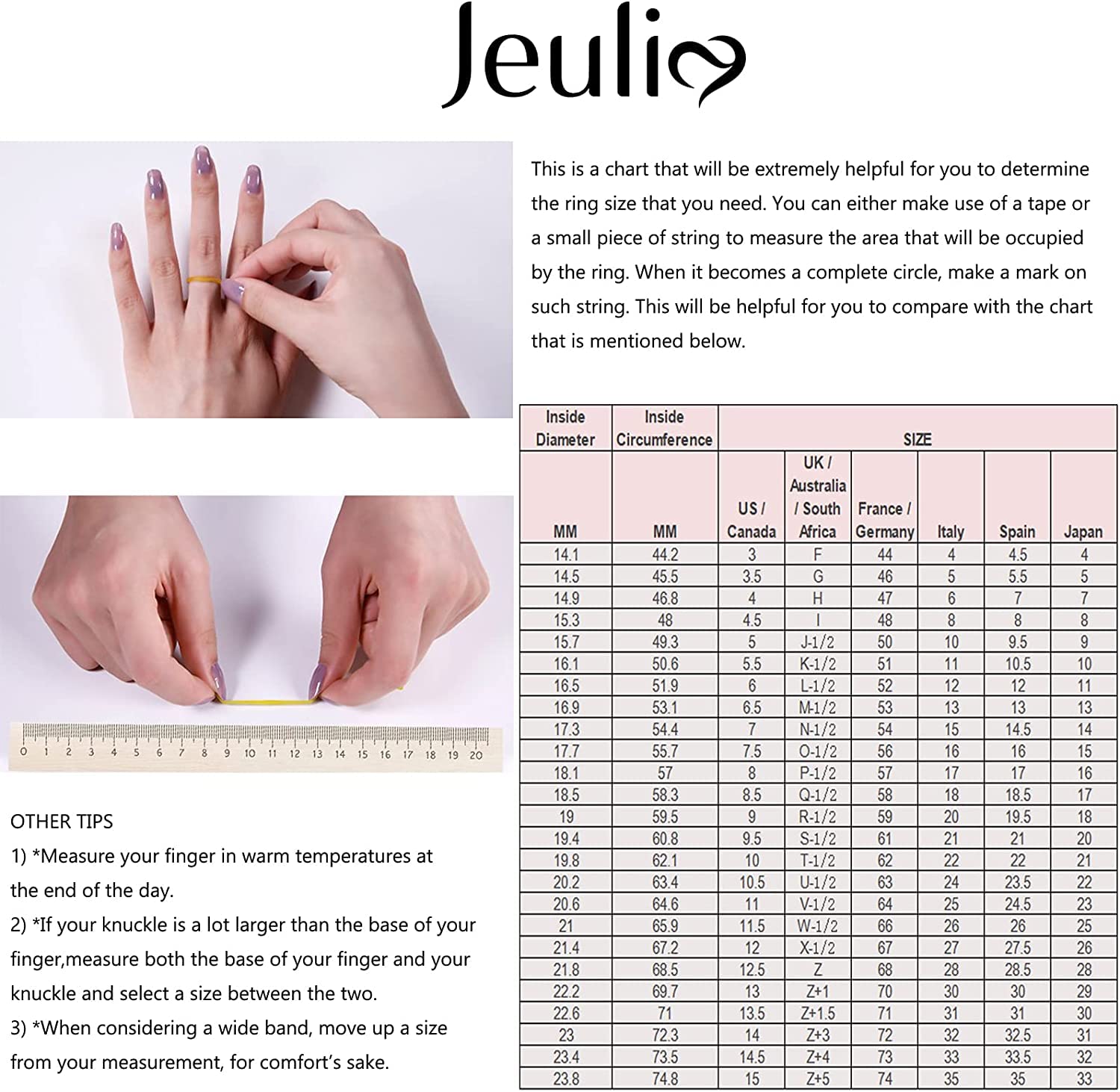 Jeulia Diamond Wedding Ring Set for Women: Sterling Silver Interchangeable Halo Bridal Set Engagement Anniversary Promise Ring Valentine's Jewelry Gift with Box