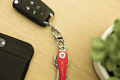 KeySmart Compact Key Holder Add-on Accessory - Stainless Steel Loop Piece Bundle with Bottle Opener and Stainless Steel Quick Disconnect Clip