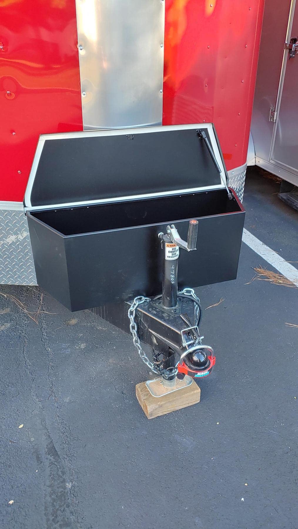 Haul Master 2.31 Cu. Ft. Steel Trailer Tongue Box