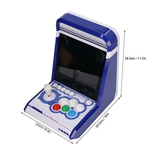 Joystick Control Game Machine, Lightweight US Plug 100‑240V Portable Mini Joystick Control Game Machine for Bar(Blue)