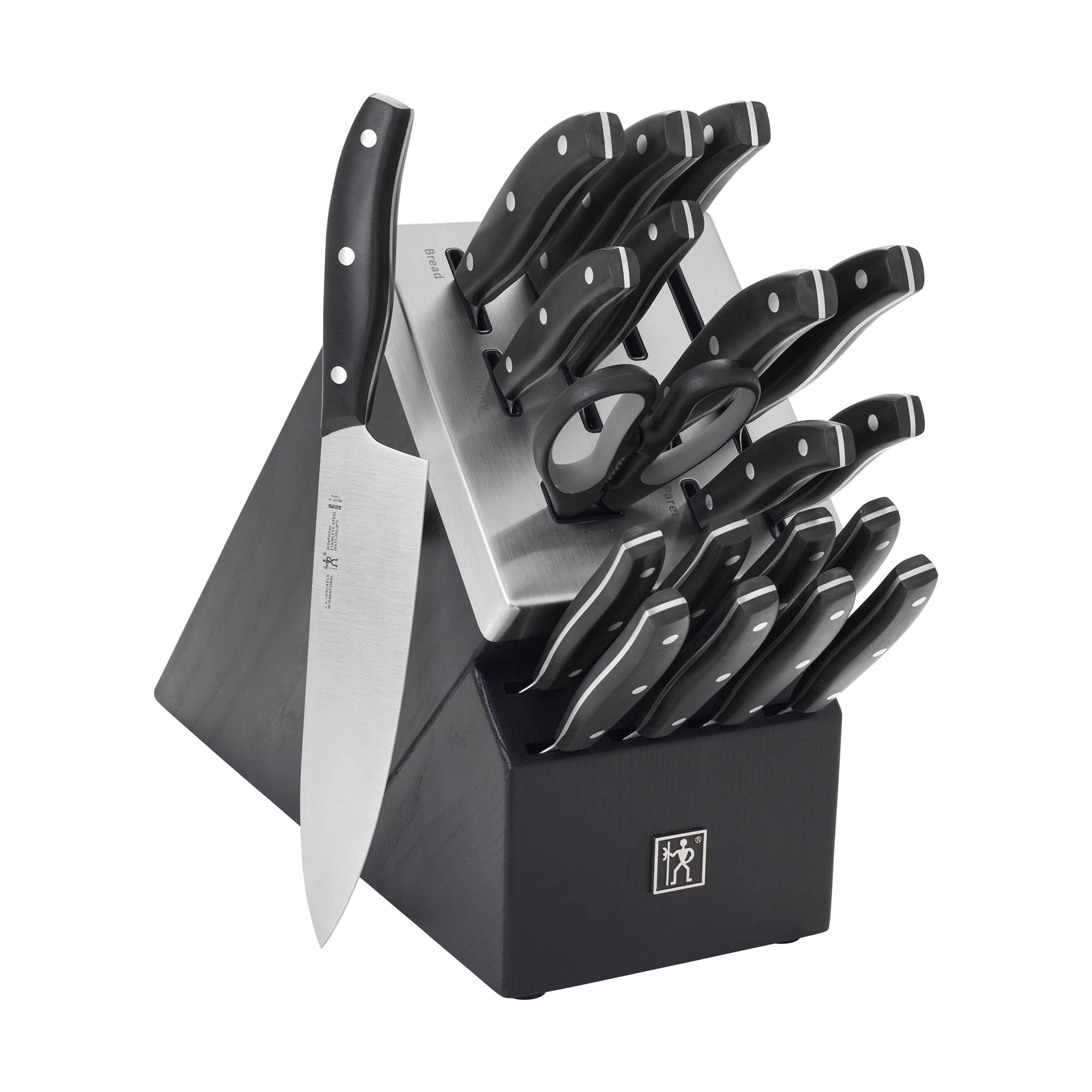 HENCKELS Definition Knife Block Set, 20-pc, Black