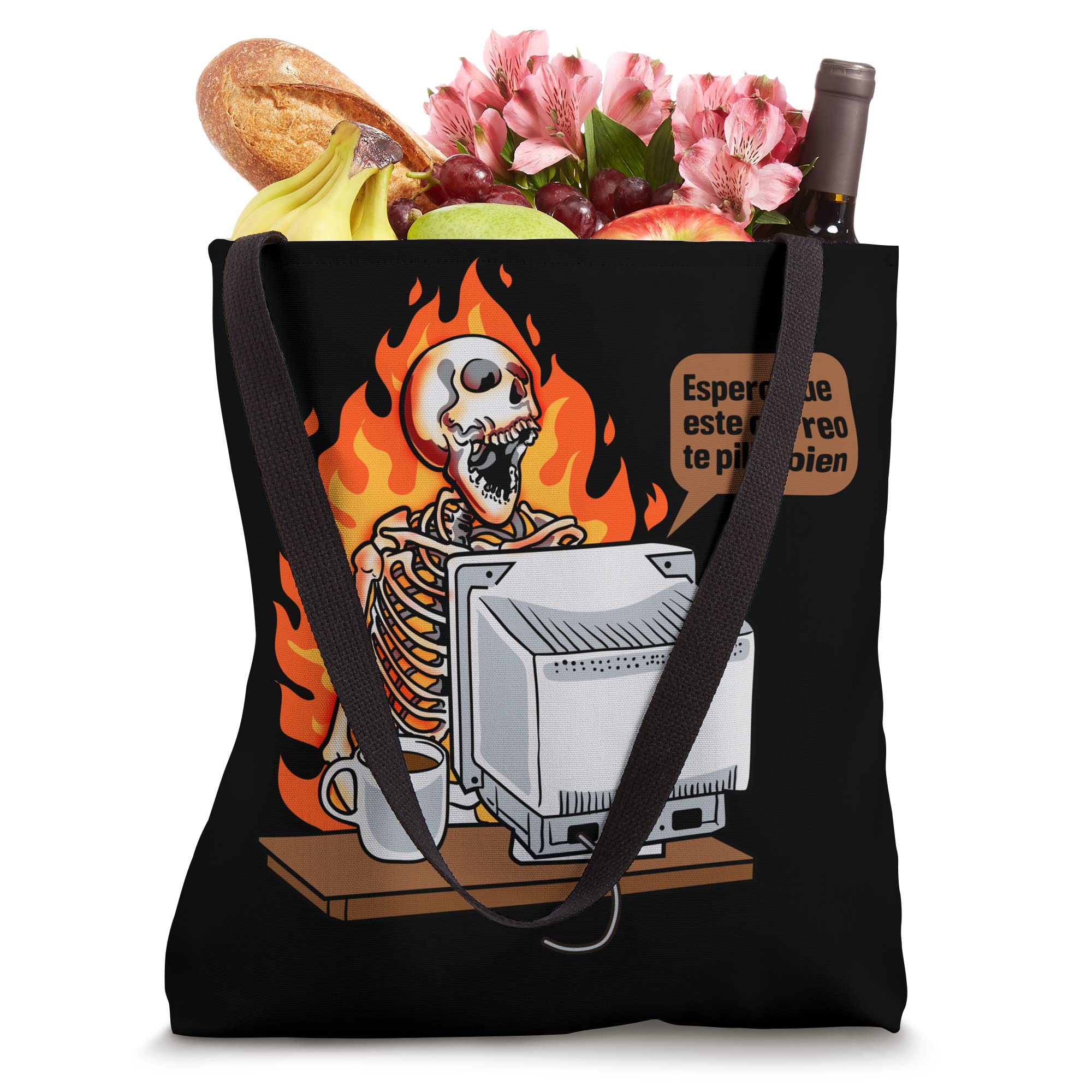 I Hope This Email Finds You Well Halloween Work Coffee Tote Bag
