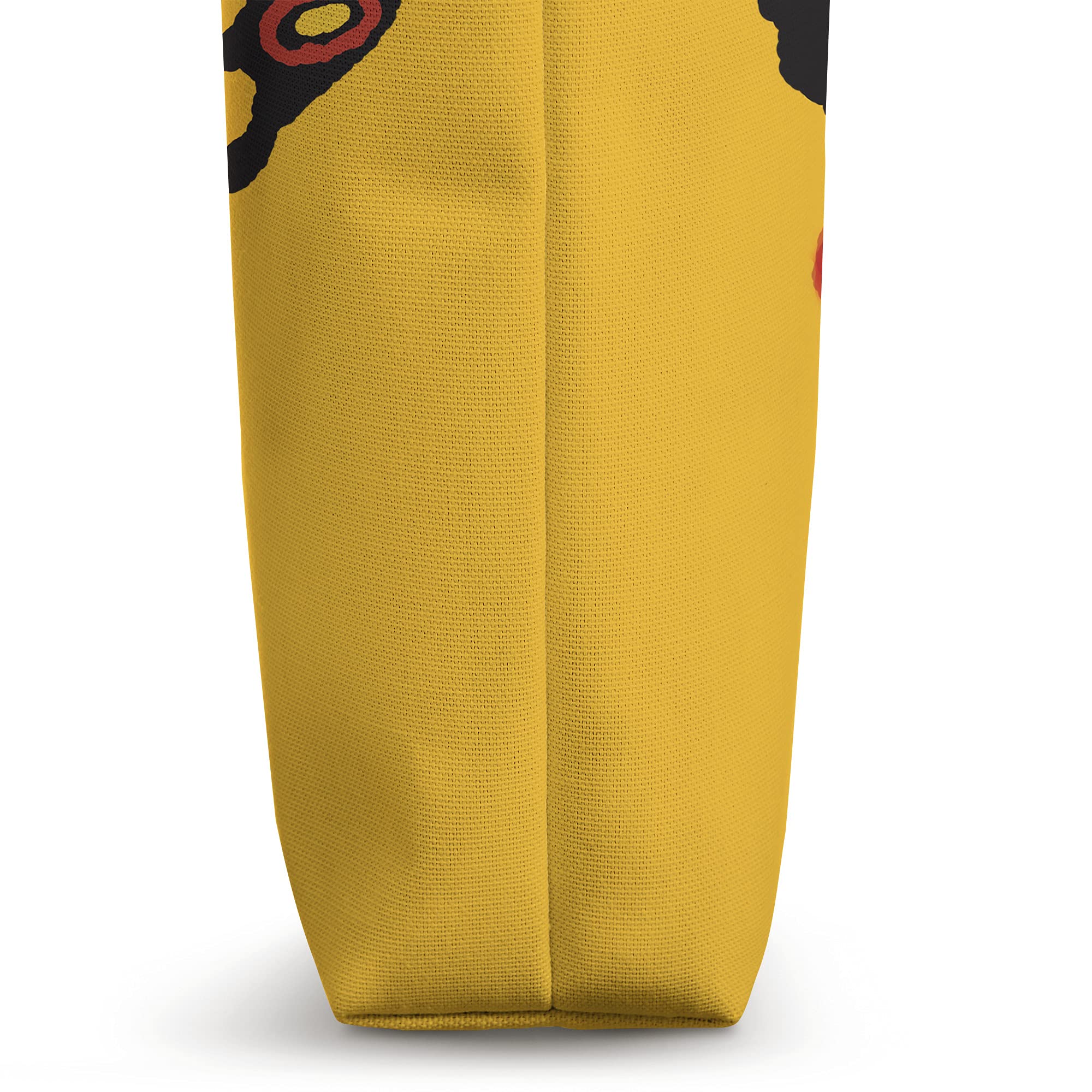 Godzilla Mothra Illustrated Yellow Tote Bag