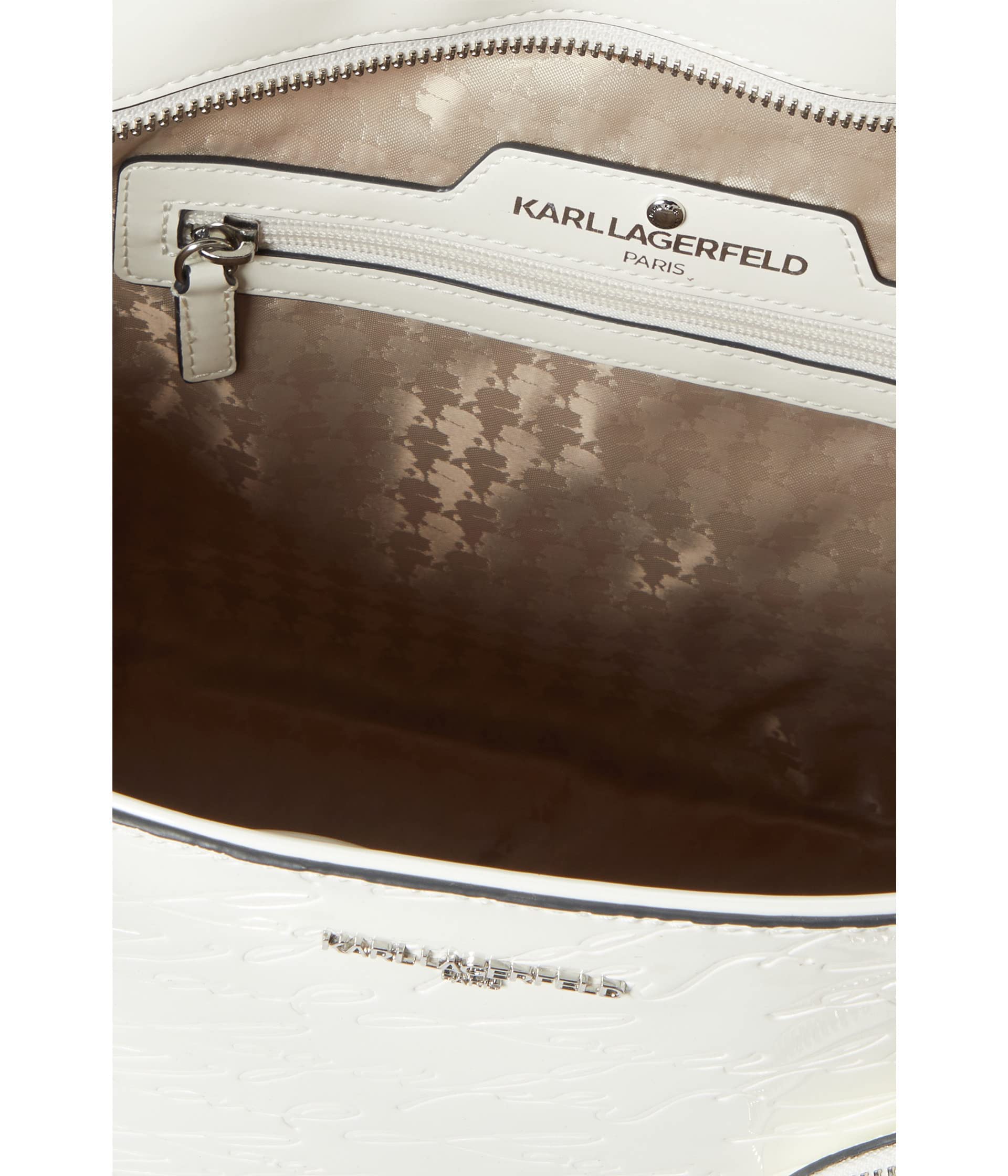 Karl Lagerfeld Paris Gifting Tote Pearlized White One Size