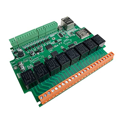 KControl KC868-A8 Kit with Shell ESP32 Development Board KINCONY 8 Channel Ethenret Relay Module Switch Home Automation DIY IOT Project