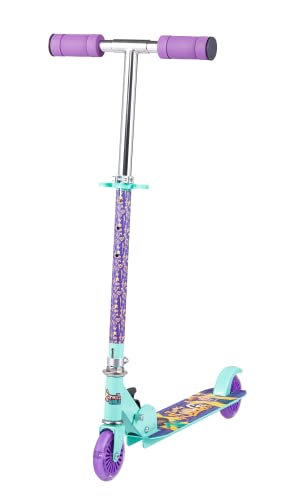 Karma’s World 2 Wheel Kick Scooter for Kids - Easy & Portable Fold-N-Carry Design, Ultra-Lightweight, Comfortable & Safe, Durable & Easy to Ride