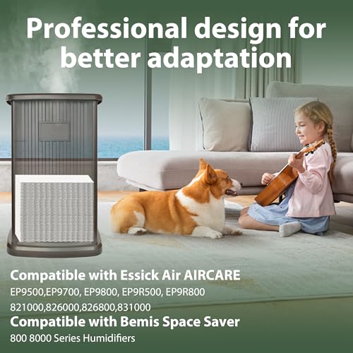 Improvedhand 1043 Super Humidifier Wick Filter Replacement Compatible with Essick Air AirCare Bemis Fit for EP9800 EP9500 EP9700 EP9R800 826000 831000 800 8000 Series Humidifiers