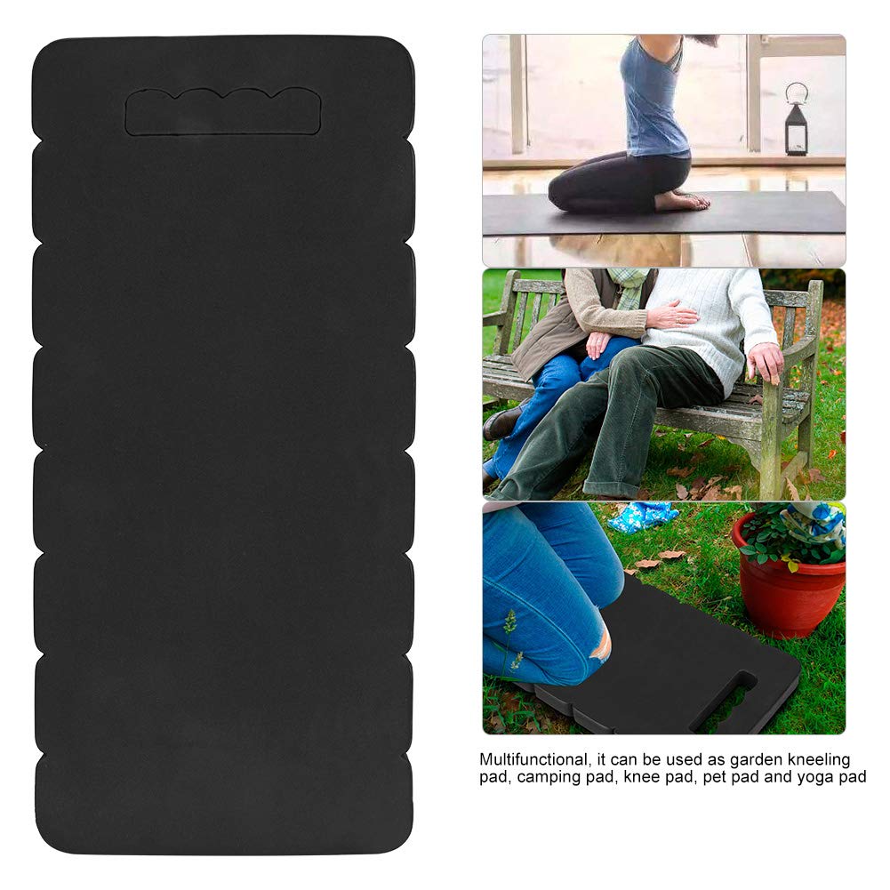 Hozee Garden Knee Pads, Durable Garden Kneeling Pad Comfortable Garden Knee Protector EVA for Labor Working for Repairing for Gardening(Black)