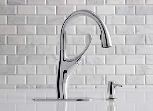 Kohler K-R72511-SD-CP Mazz Kitchen Sink Faucet, Polished Chrome