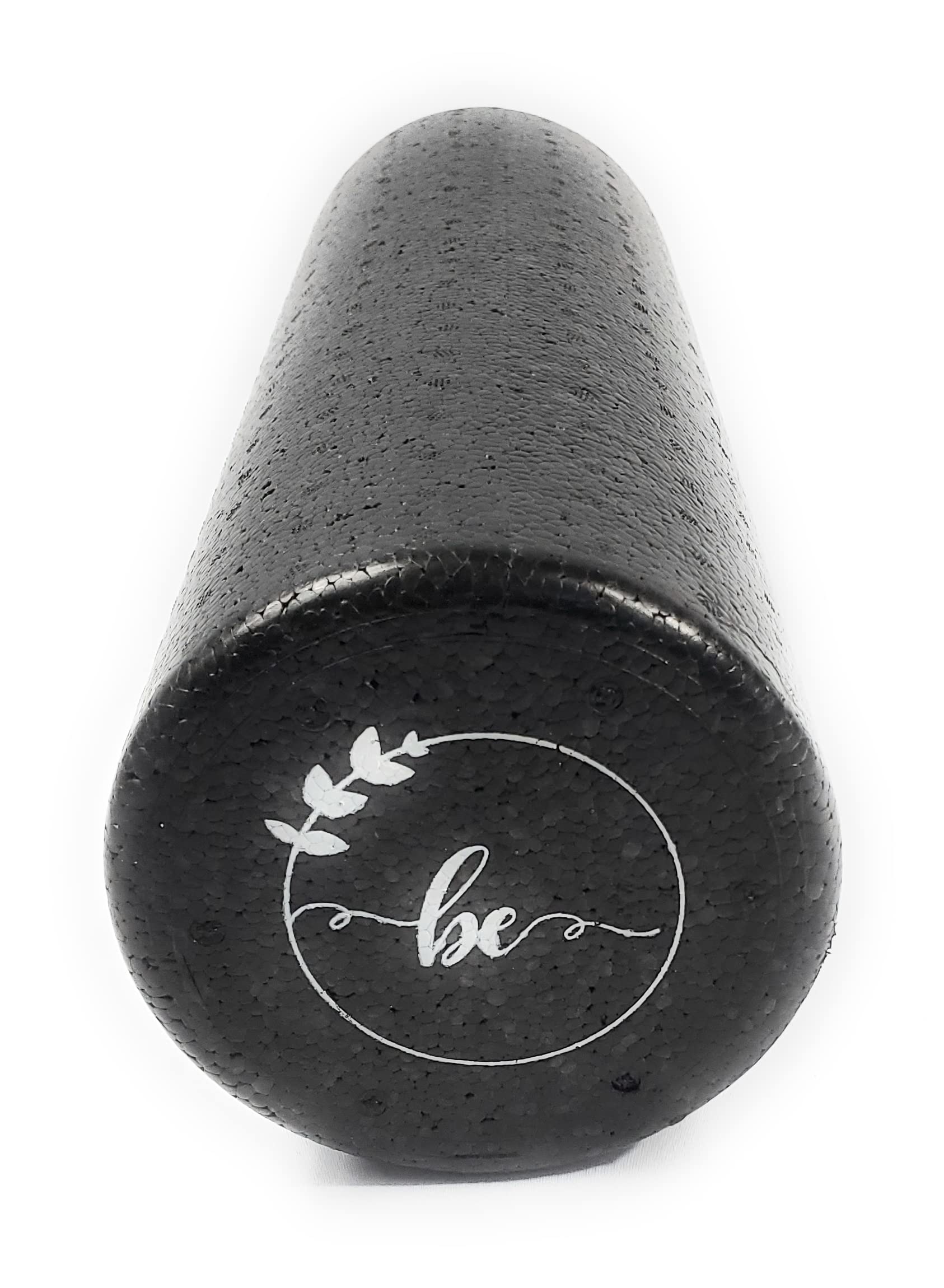 High Density Foam Roller by BE for Targeted Muscles Release, Extra Firm High Density for Physical Therapy, Exercise, Deep Tissue Muscle Massage MyoFacial Release, 18 inches Body Roller in Black
