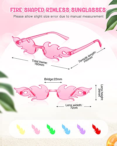 JDHXBMW Fire Glasses Party Glasses Bulk Sunglasses Party Favors Sunglasses Kids for Fun