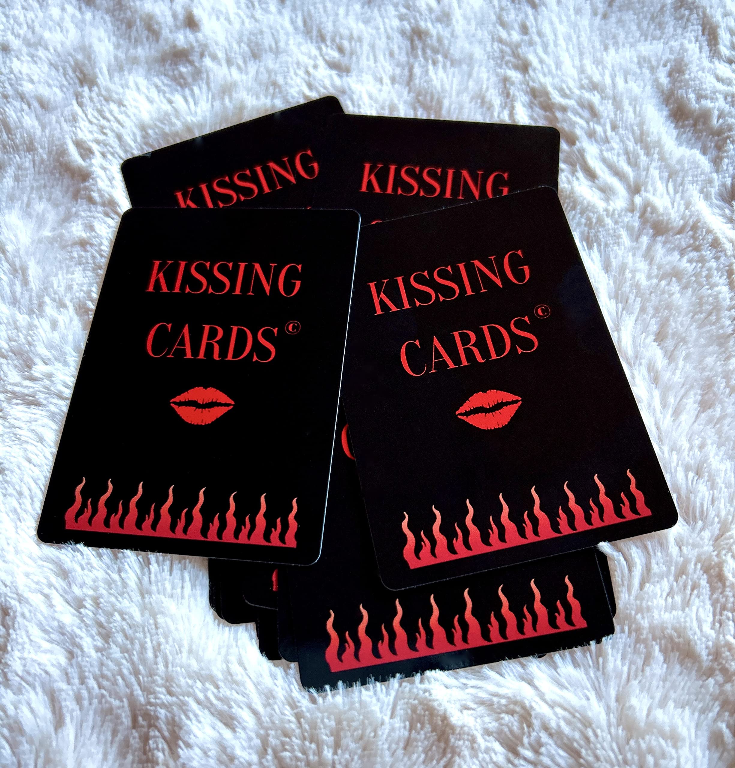 Kissing Cards © The Passionately Playful Partner Game. Fun Couple's Game. Couple Card Game. Couple Connection Game.
