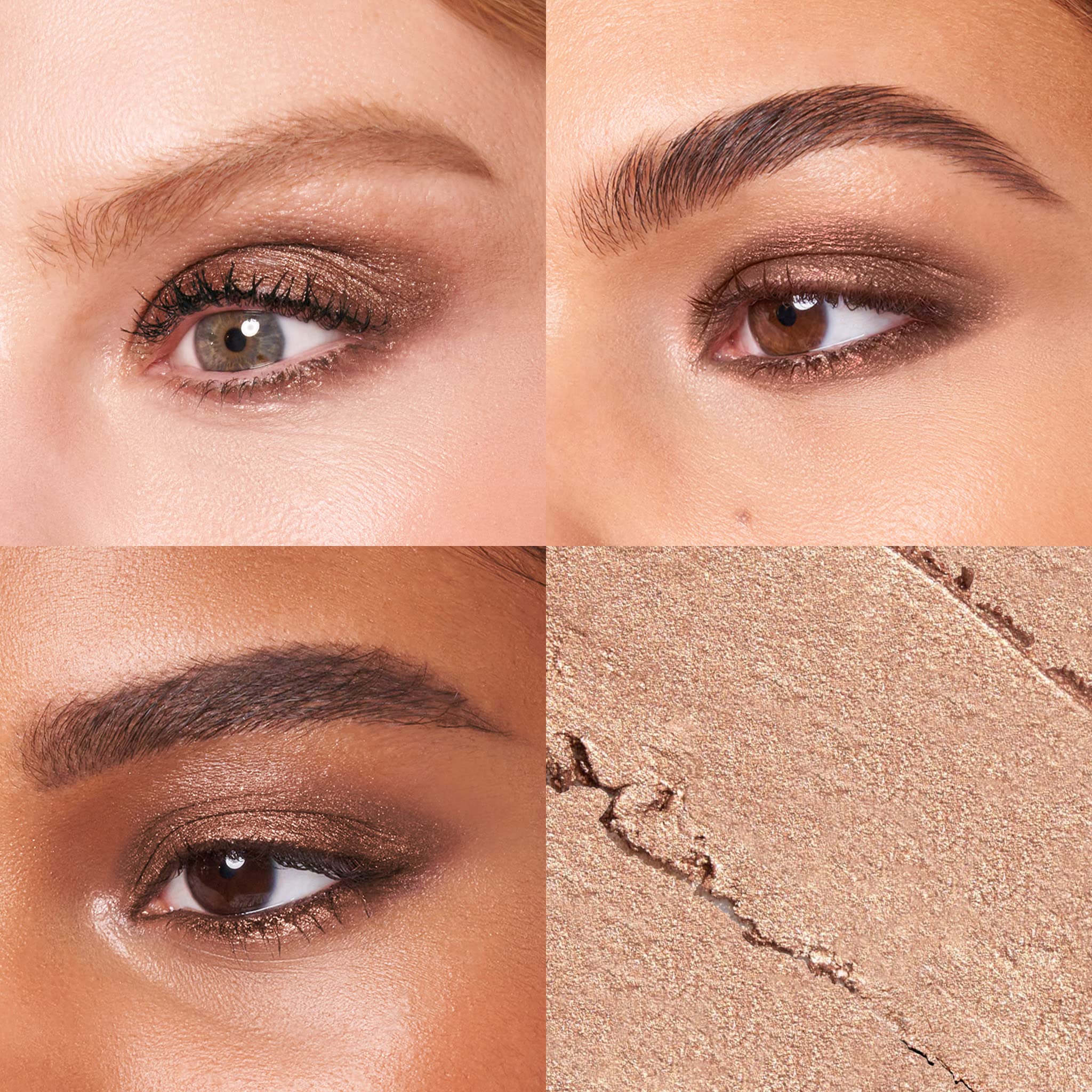 Mally Beauty Evercolor Shadow Stick Extra Velvet, Smudge-proof, Transfer-proof, Crease-proof Eyeshadow Duo - Dune Matte, Umber Brown Shimmer