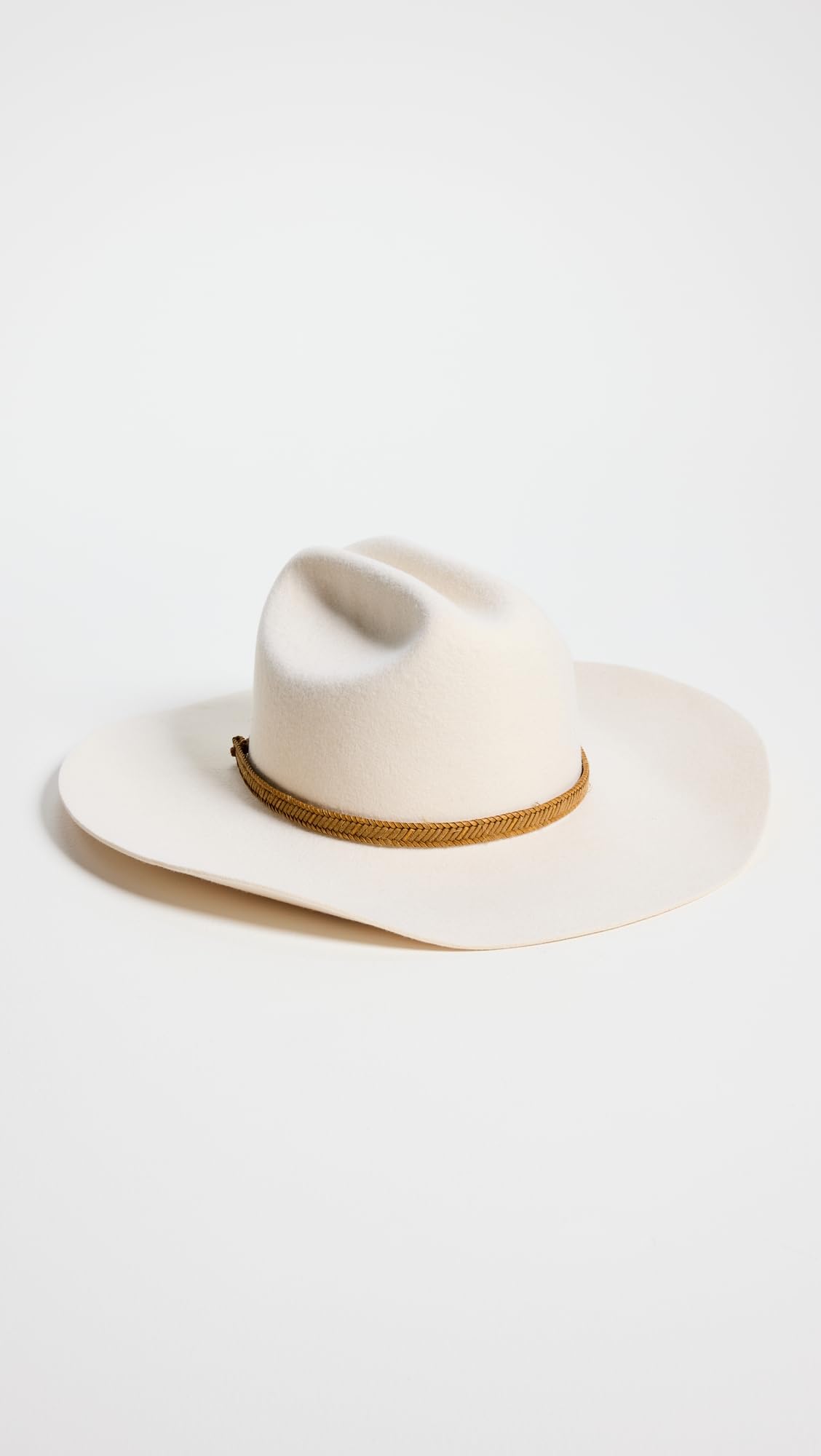 Lack of Color Women's The Ridge Felt Hat, Ivory, White, Off White, S