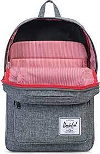 Herschel Pop Quiz Backpack, Raven Crosshatch/Black, Classic 22L