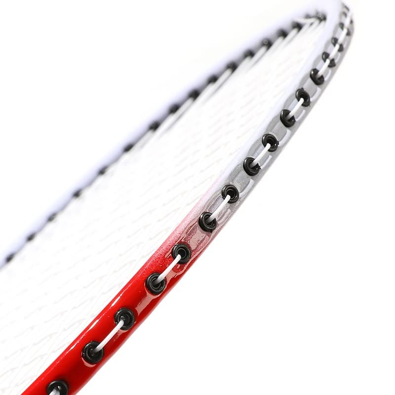JHHDP 2pcs Professional Badminton Rackets Set Double Badminton Racquet Titanium Alloy Lightest Playing Badminton Whole