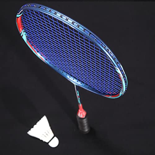 JHHDP Full Carbon Badminton Racket with Free String Ultralight Strung