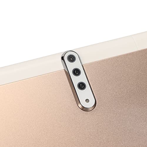 LBEC Gold Tablet, 10 Inch 100240V 5G WiFi Office Tablet 2GHz Octa Core for Gaming (US Plug)