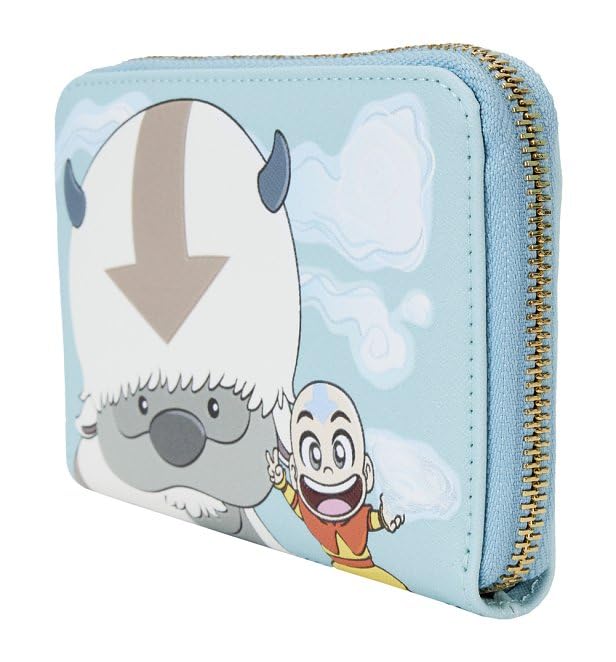 Loungefly Avatar The Last Airbender Aang Appa and Momo Zip Around Wallet