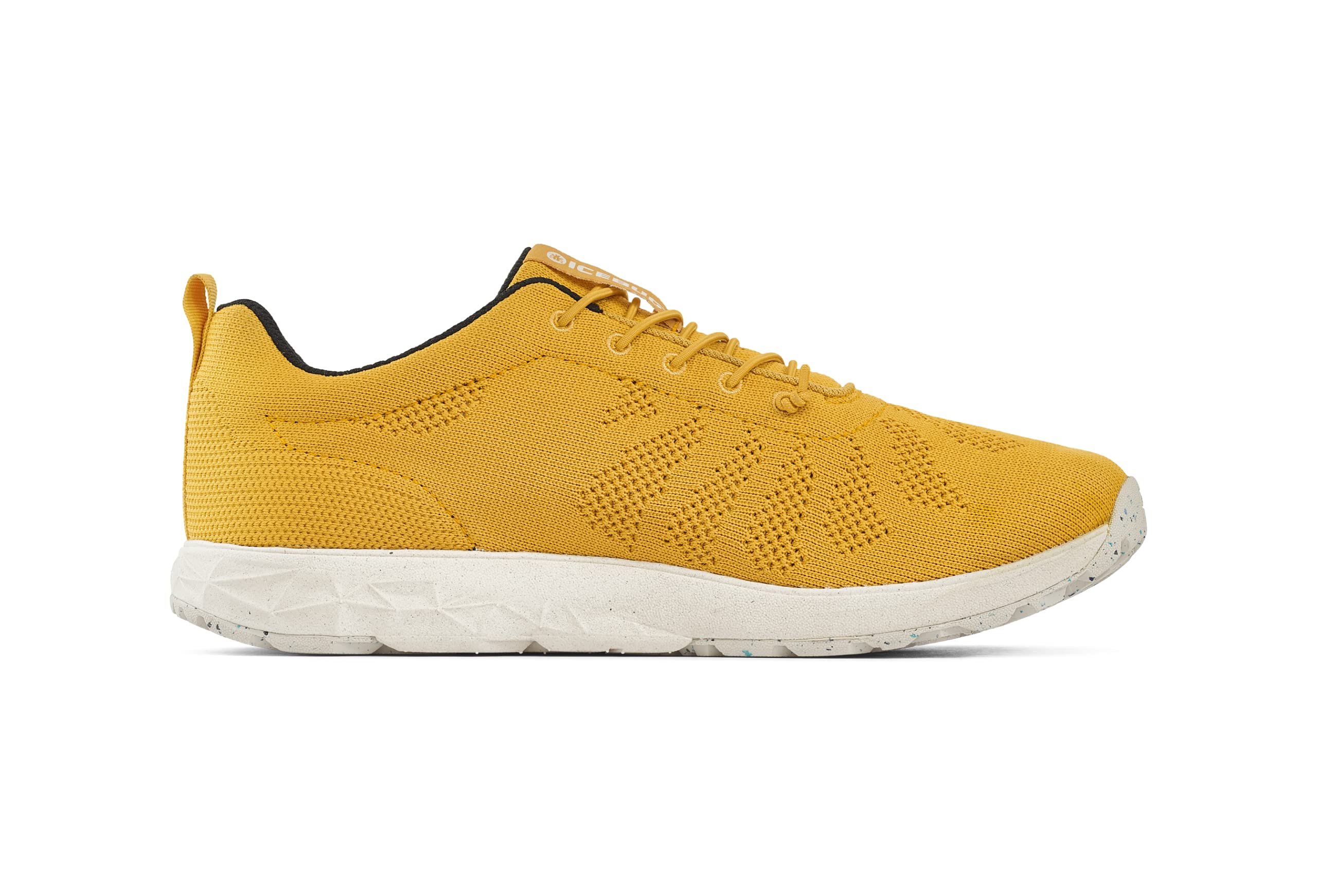 Icebug Eli RB9X Walking Shoe with Traction Sole, Mustard, 6.5
