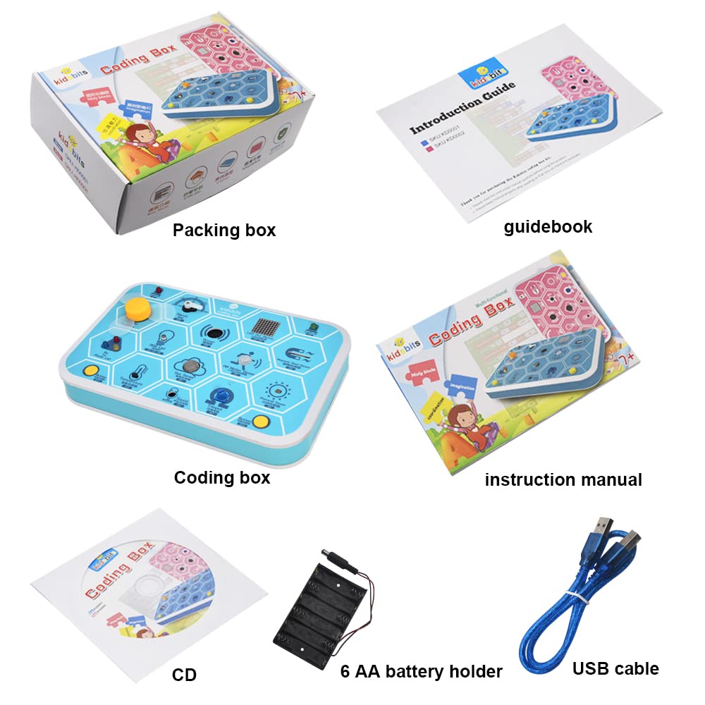 KEYESTUDIO Coding Box for Arduino, Electronics Starter Kit to Learn Programming,for Teens 15+