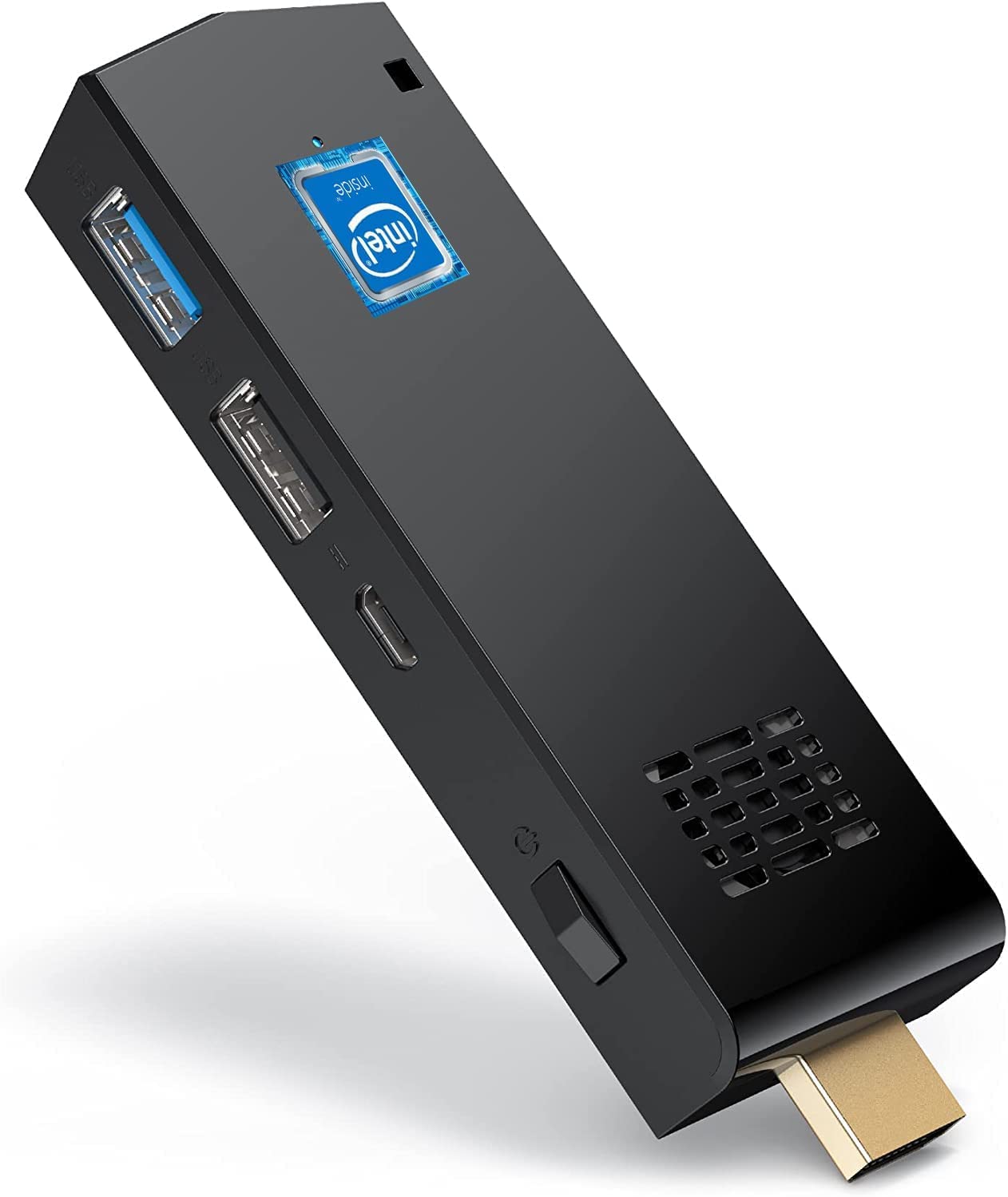 OUVISLITE Fanless Mini PC Stick - Windows 10 Pro Intel Atom X5-Z8350 (2GB DDR3L, 32GB eMMC), Small Form Portable Computer Stick Supports 128GB TF Card, HD,Bluetooth 4.2 and Wi-Fi