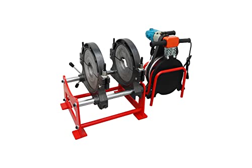 INTSUPERMAI Pipe Fusion Welder 2 Clamps Pipe Welding Machine PP PE PB PVDF Butt Fusion Welding Machine Tube Butt Fusion Equipment Manual Type 110V 3.54-9.84"(90-250mm)