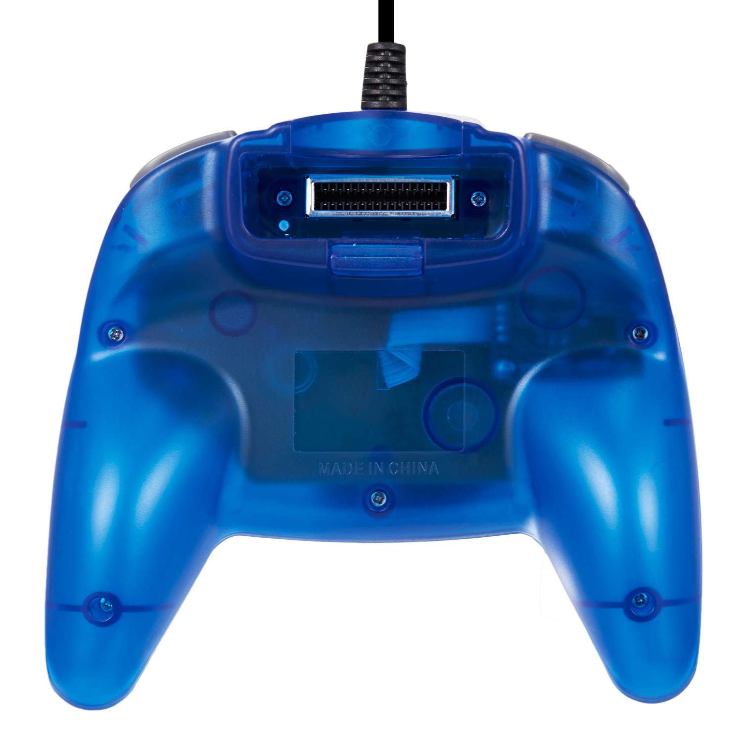 iNNEXT [New Version] 4 Pack for N64 Controller, Game pad Joystick for 64 - Plug & Play (Non PC USB Version) (Joystick from Japan) Black/Clear Blue/Clear Green/Yellow