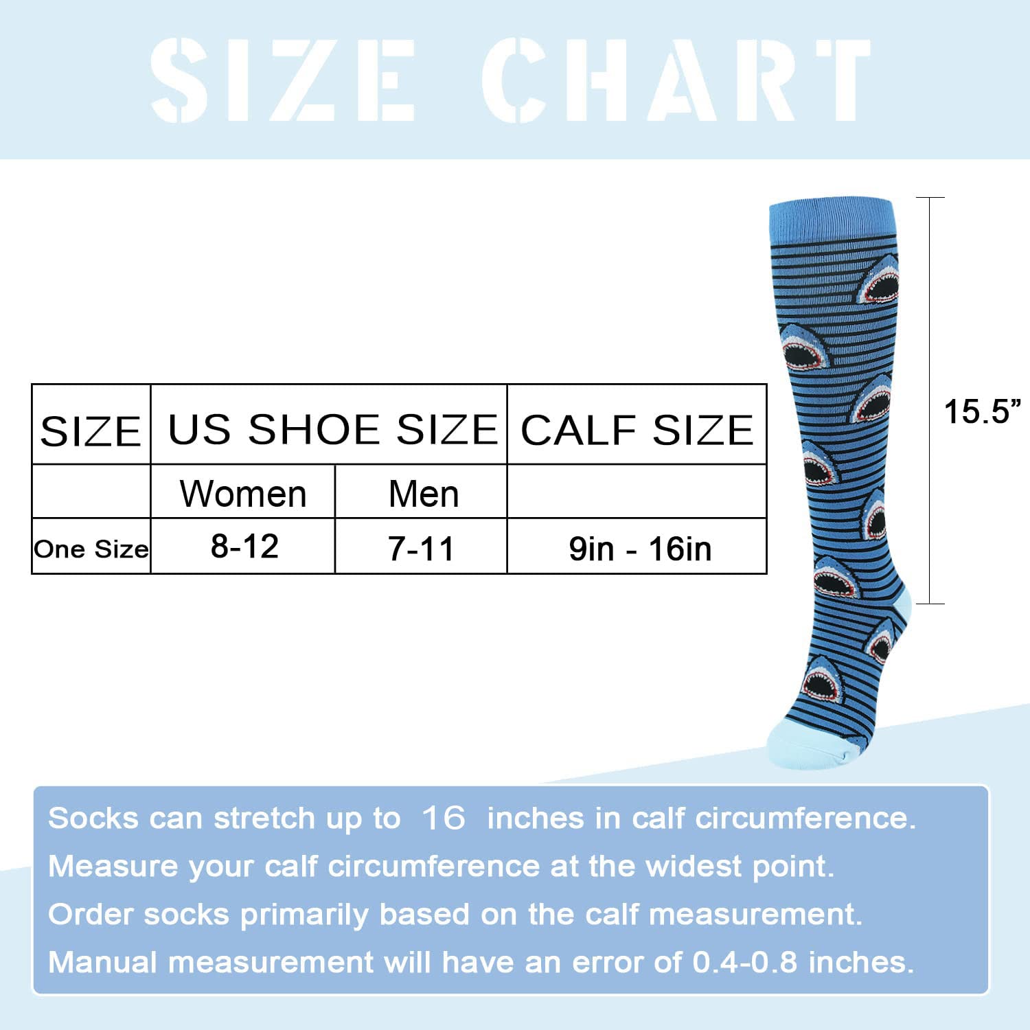Junely Easter Compression Socks for Women 20-30 mmhg for Running Work Support Nurses Pregnancy Travel Sports Swelling Black