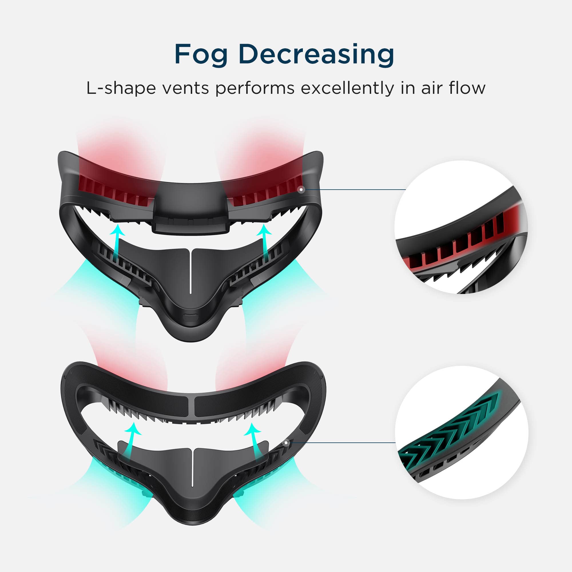 KIWI design Fitness Facial Interface Accessories and Link Cable Accessories (16FT Black)