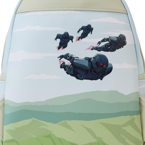 Loungefly The Mandalorian Grogu Stone Glow in the Dark Mini-Backpack, Amazon Exclusive