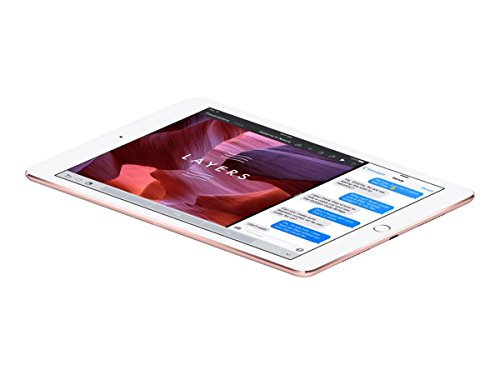 iPad Pro 9.7-inch (32GB, Wi-Fi + Cellular, Rose Gold) 2016 Model (Renewed)