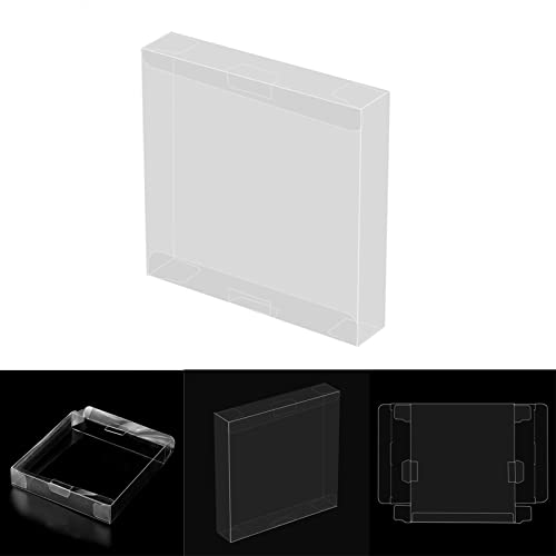 KOSDFOGE 10pcs Transparent Cartridge Cover Protector Case for Nintendo Game Boy GBA Boxed Game