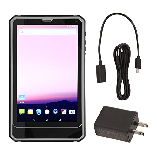 LBEC 10.1in Tablet, Rugged Tablet IP68 Waterproof 100240V 4GB RAM 128GB ROM Rear Camera 13.0MP AF for Warehouse for Industrial (US Plug)